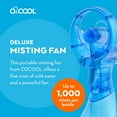 O2COOL Misting Fan, Battery Powered, Handheld, Portable Cooler, 3.5 ...