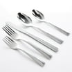 Gibson Prato Modern 24 Piece Stainless Steel Silverware Flatware Set ...