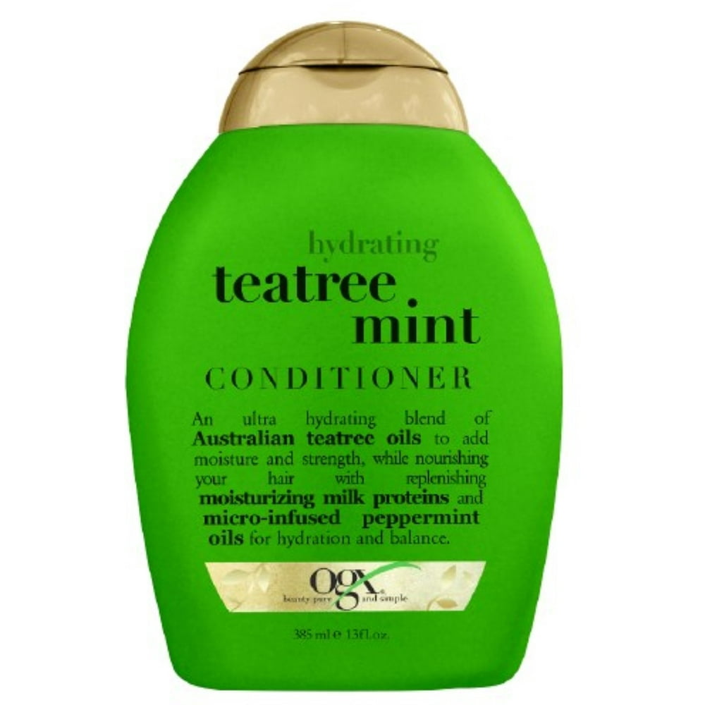 Organix Conditioner, Hydrating Tea Tree Mint 13 oz (Pack of 2 ...