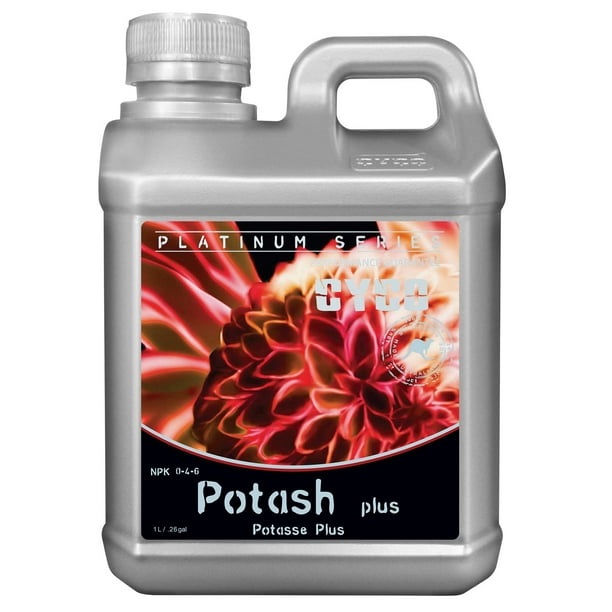 CYCO Potash Plus, Liquid Nutrient for Hydroponic Plants, 0-4-6, 1 Liter - Walmart.com