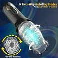 Mens Masturbation Toys Suction Rotating And Vibration Oral Handheld