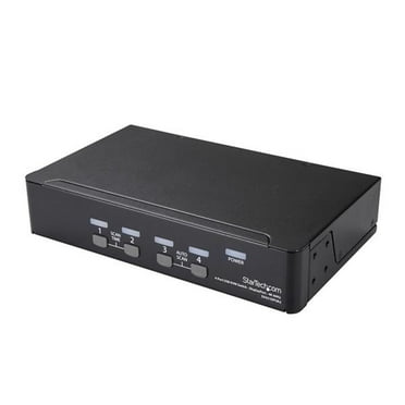 StarTech 4-Port USB VGA KVM Switch with DDM Fast Switching Technology and Cables - Walmart.com