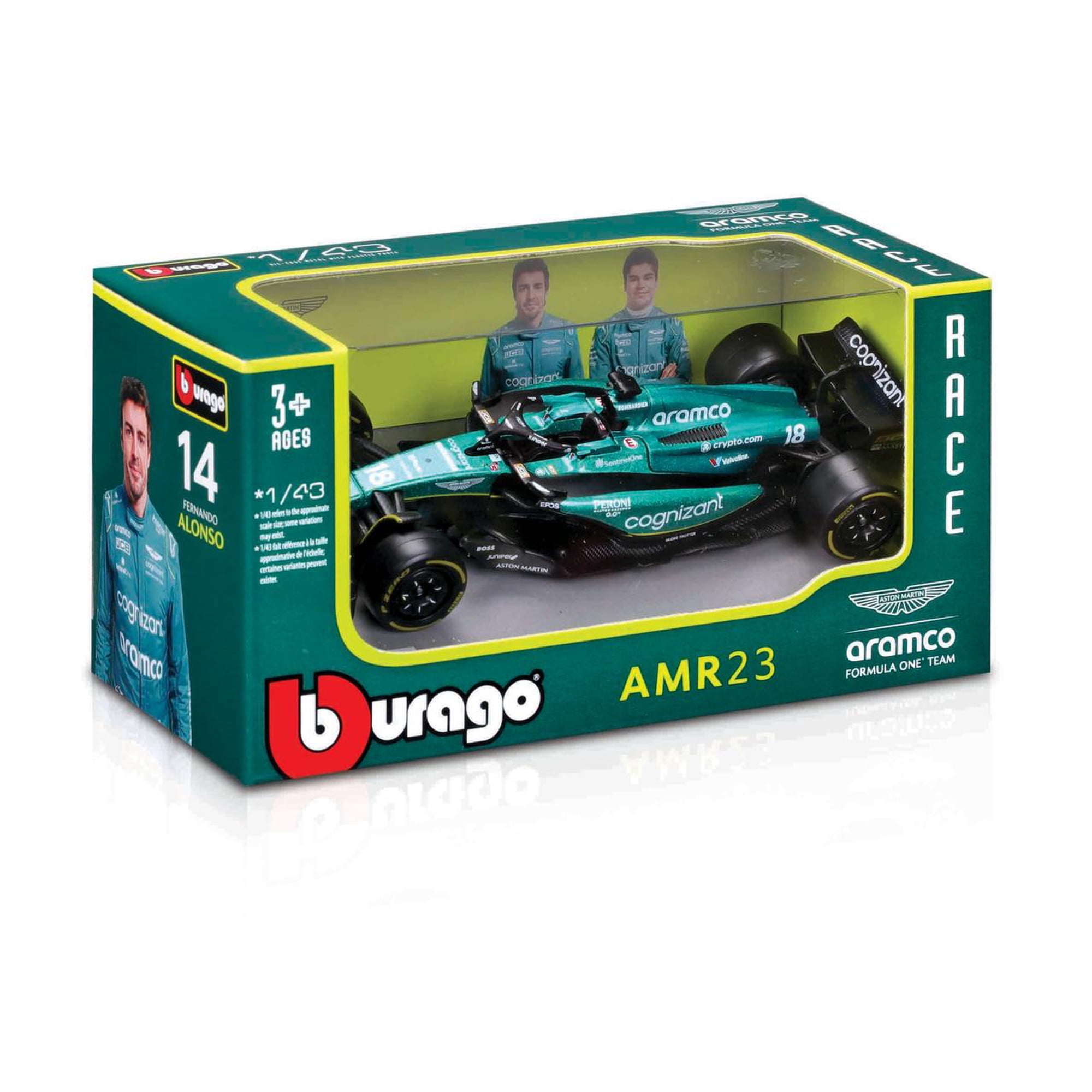 Click here for May Cheong Bburago 1:43 Aston Martin Amr23 Formula... prices