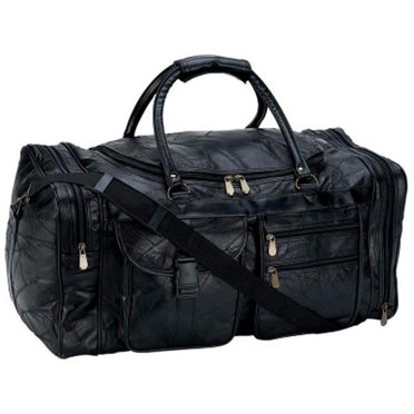 Leather Duffel Bag 30 inch Large Travel Bag Gym Sports Overnight ...