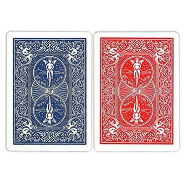 Bicycle Playing Cards, Jumbo Index, 12 Pack, Red & Blue - Walmart.com