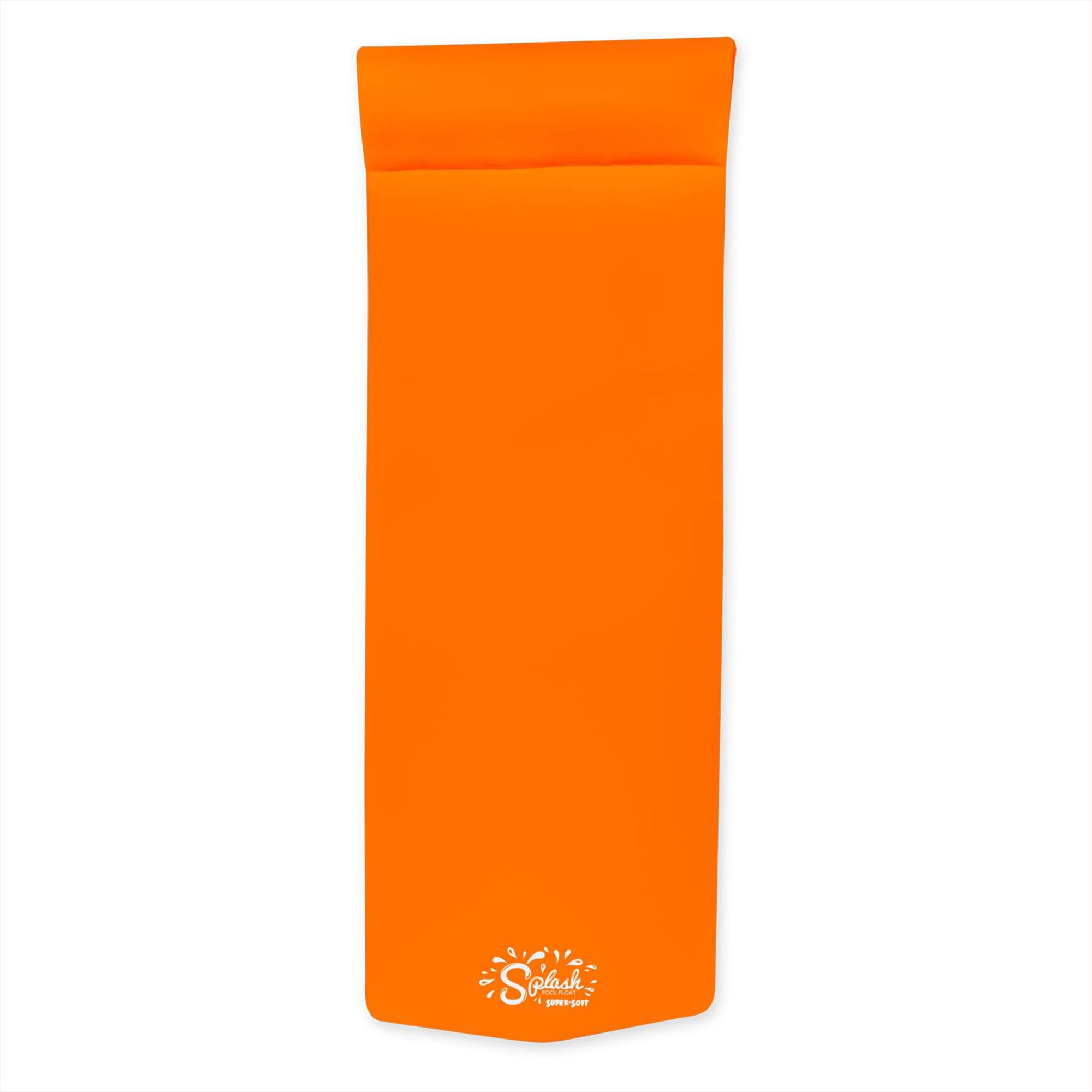 TRC Recreation Splash 1.25" Thick Foam Pool Float Mat, Sunset Orange ...