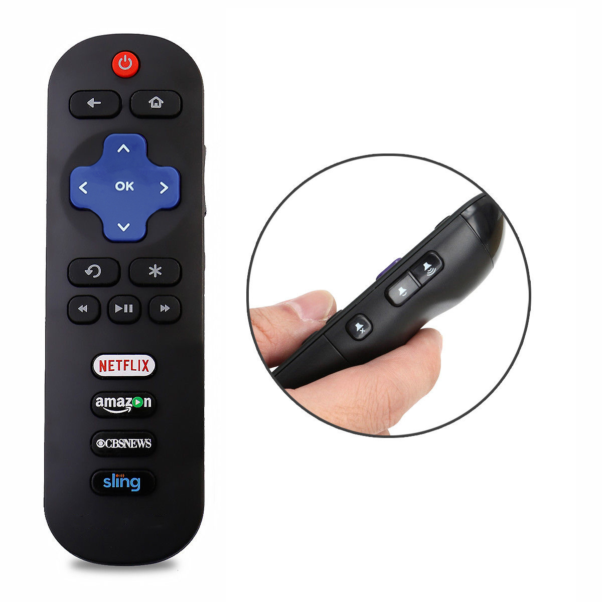 WINFLIKE New Replaced Remote Control compatible with 28S3750 32FS3700 ...