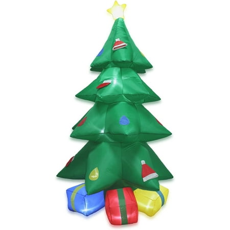 TRMESIA 10ft Christmas Inflatable Tree with Gift Box Party Lawn, Indoor ...