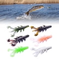 10Pcs/pack Simulation Prawns Shrimp Lures Set Shrimp Fishing Tackle ...