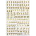 JAM Alphabet Letter and Number Stickers, 242/Pack, Gold - Walmart.com