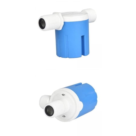 Set of 2 Small 1/2" 3/4" Automatic Plastic Water Level Control Valve ...