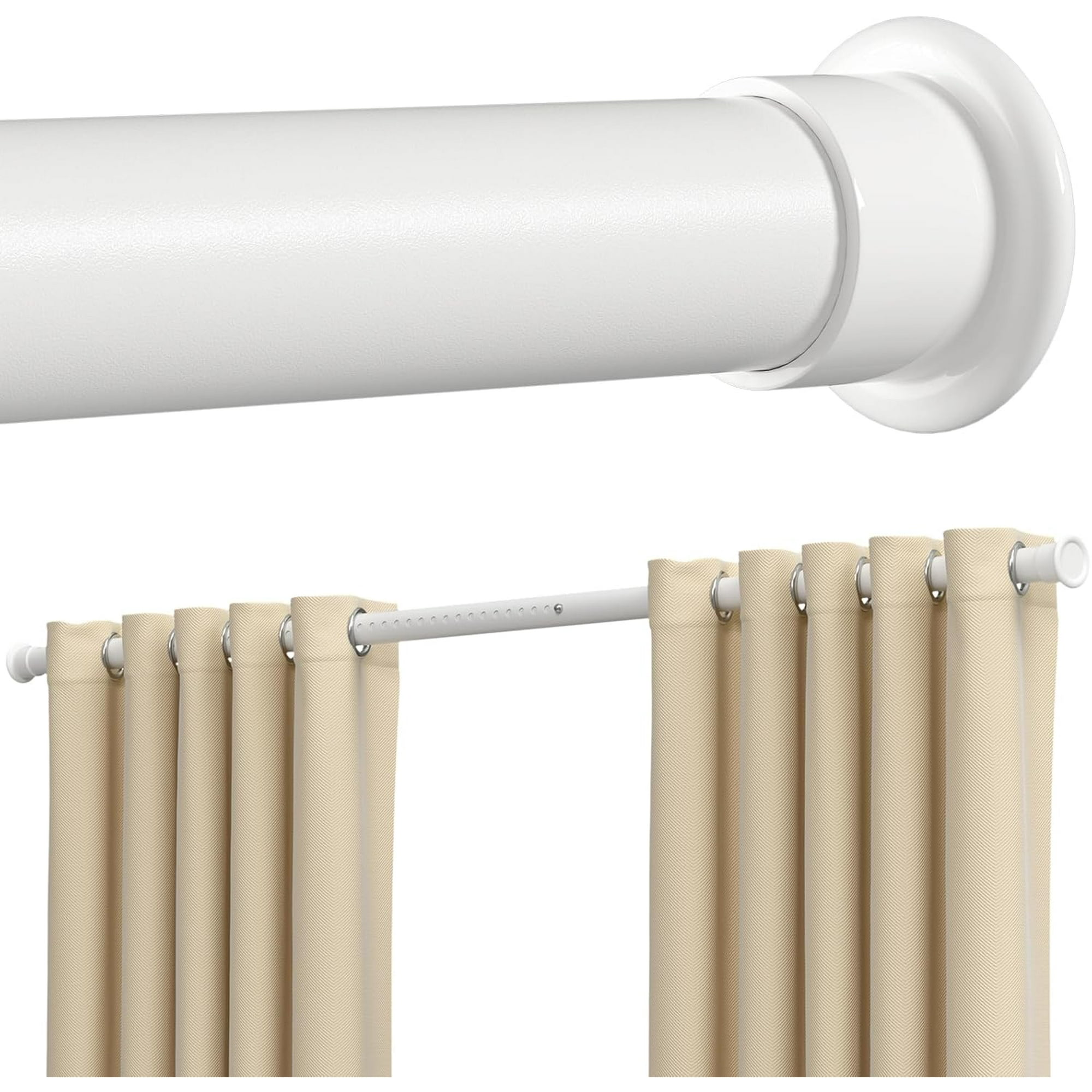 Click here for Ld Seller Tension Curtain Rod 43-120 Inches  Heavy... prices