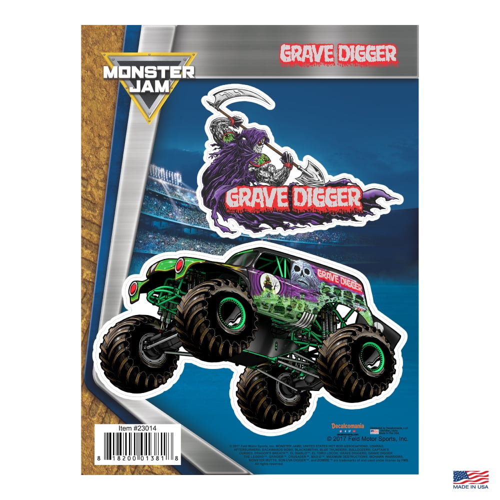 Grave Digger Decals