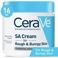 CeraVe SA Cream for Rough & Bumpy Skin, Salicylic Acid Body Lotion To ...