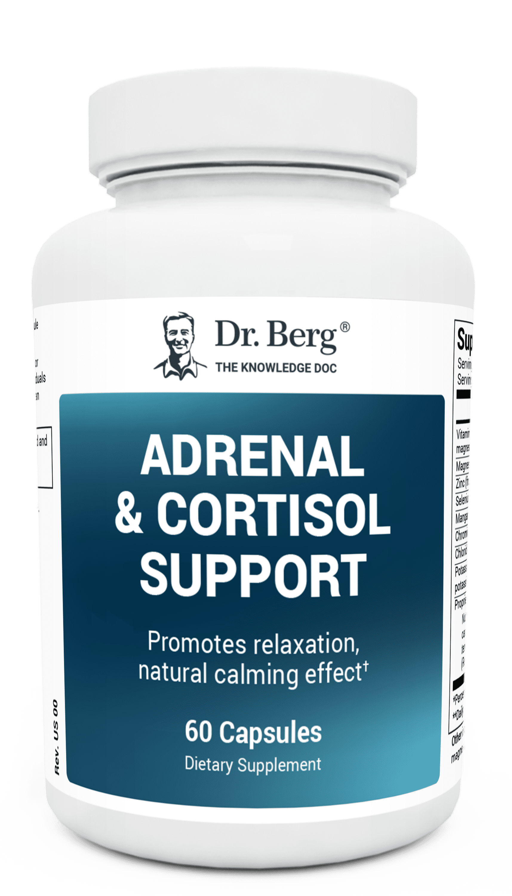 Dr. Berg Adrenal & Cortisol Support - Cortisol Manager Supplement, 60 ...