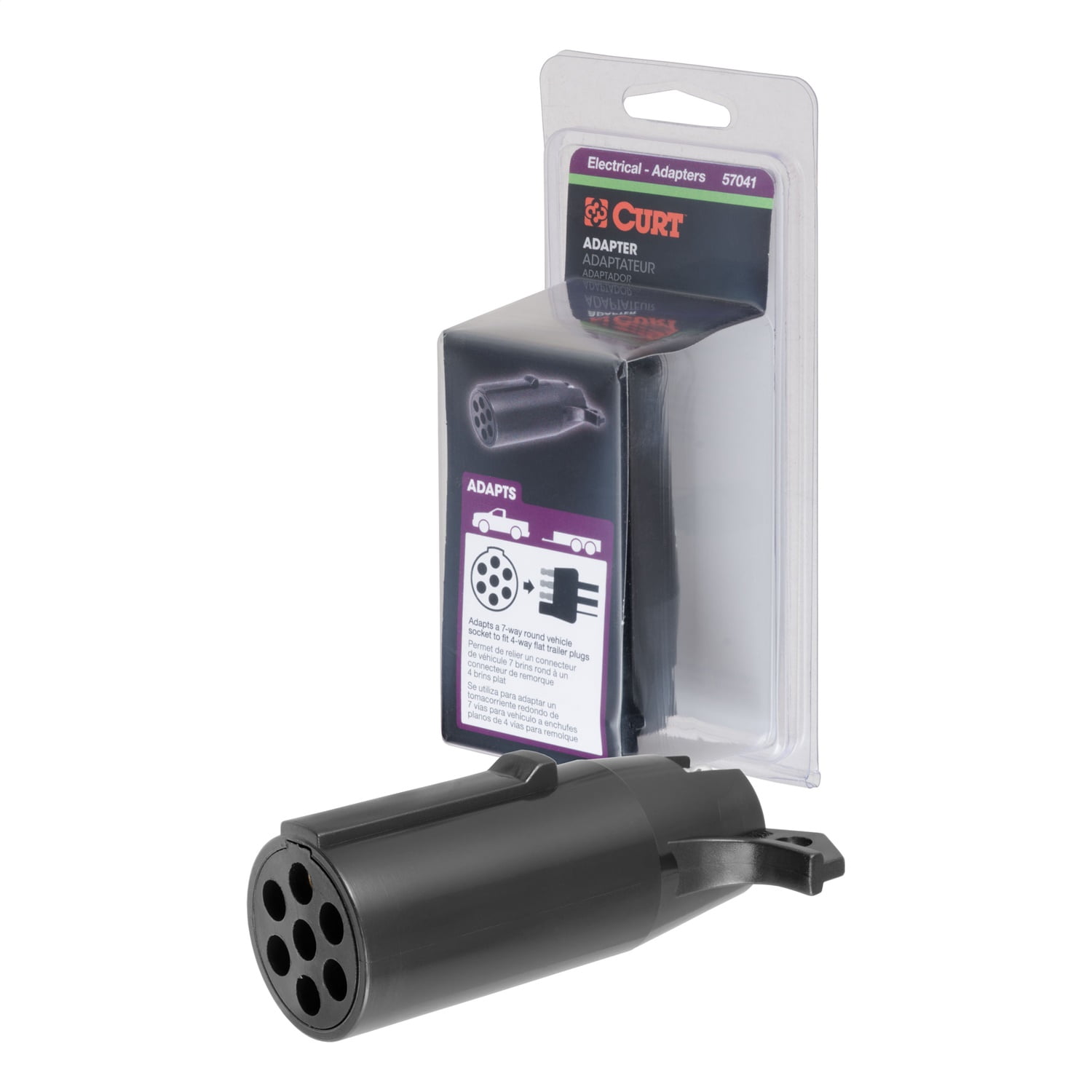 Click here for Curt 57041 Trailer Wiring Connector Adapter prices