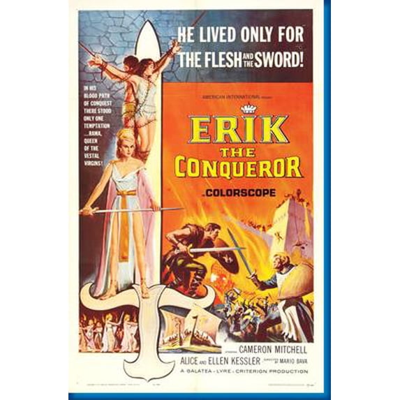 Erik The Conqueror Movie Poster Reprint 27inx40in for any room 27x40 ...