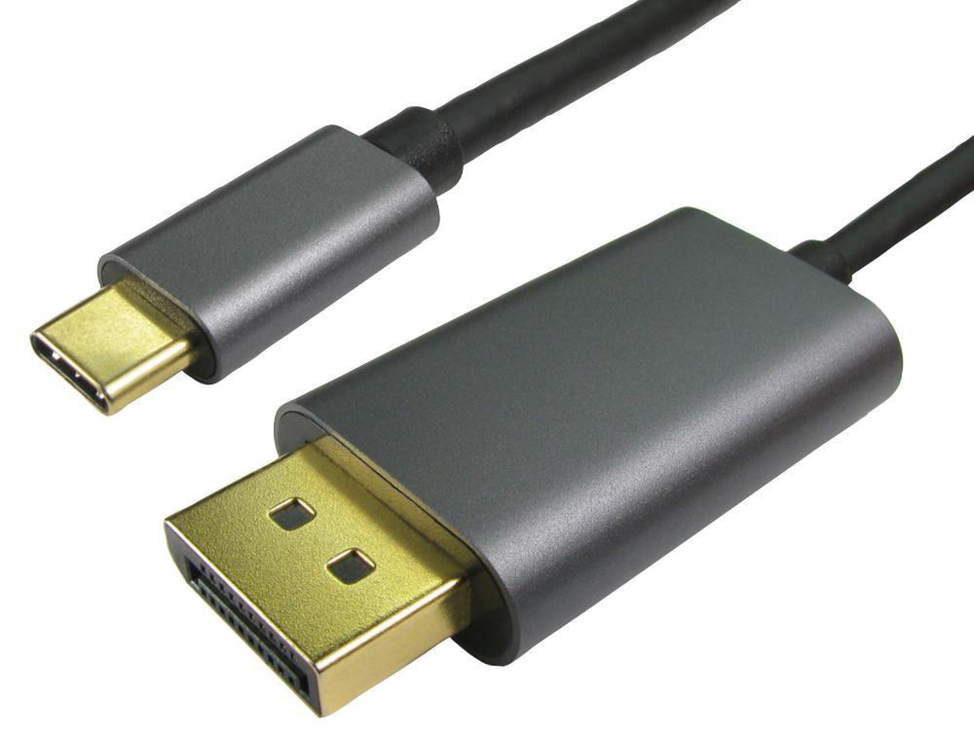 PRO SIGNAL - USB-C Male to DisplayPort Male Adaptor Lead, 1m - Walmart.com