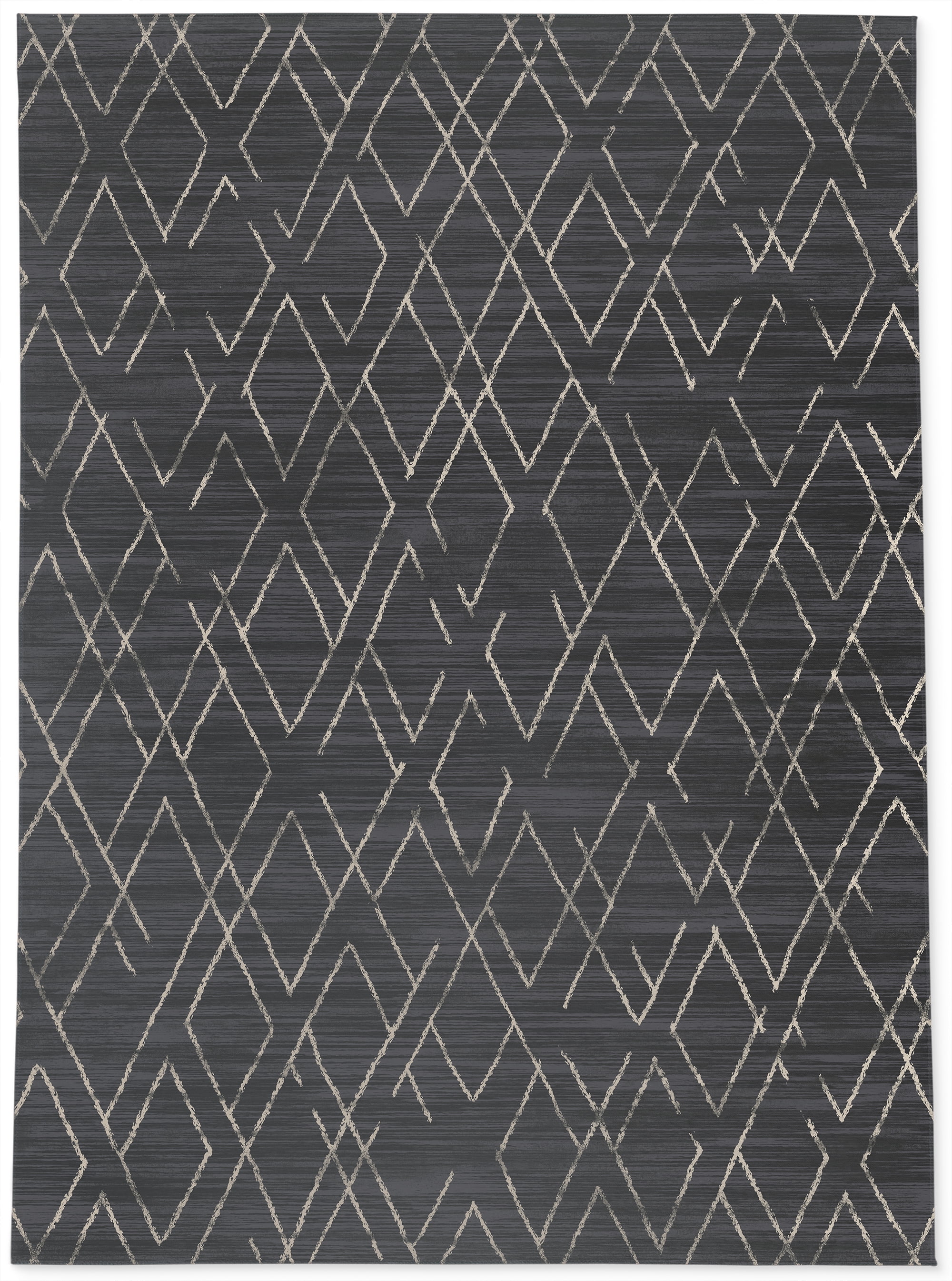 DIAMOND HATCH CHARCOAL Outdoor Rug By Kavka Designs - Walmart.com