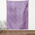 Ambesonne Blue and Pink Fabric by the Yard Upholstery, Butterflies in ...