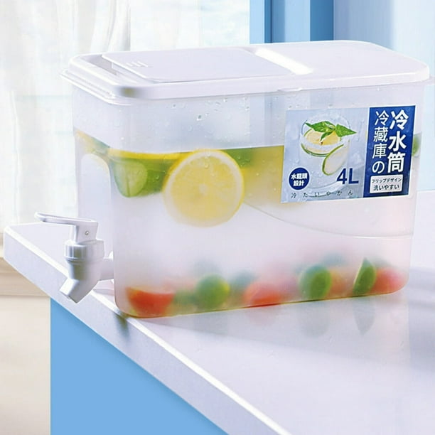 Beverage Dispenser Plastic Water Pitcher with Spigot for Juice Wine ...