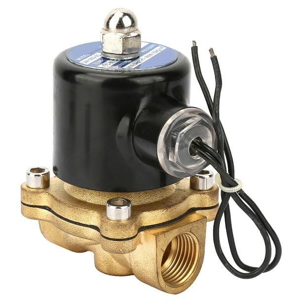 Solenoid Valve,DN25 Brass Normally Closed Electric Solenoid Valve Water Solenoid Valve ...
