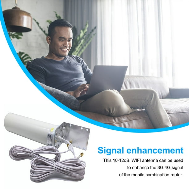 3G 4G 10-12dBi Mobile Router WIFI Antenna with 5m with 5m Cable Cable ...