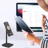 Aduro Adjustable Phone & Tablet Desk Mount Stand, Black - Walmart.com