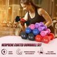 ARVAKOR Weights Dumbbells Set for Women, 2-8 Pound Dumbbells Set of 2 ...