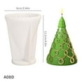 Christmas Tree Aromatherapy Candle Silicone Mould, DIY Gypsum Mould for ...
