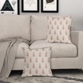 Aaekzj Watercolor Pink Tree Pillow Covers 20x20 Set of 2 Red Xmas ...