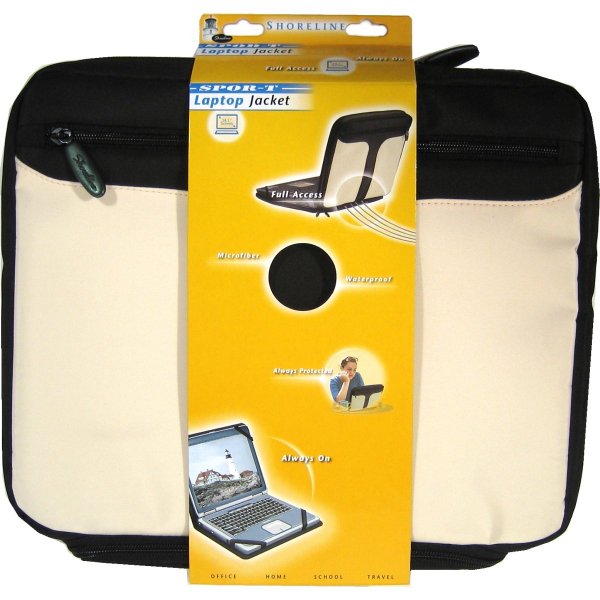 Shoreline Laptop Jacket for 15.1" Laptops - Beige | Walmart Canada