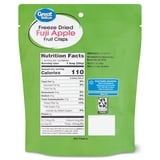 Great Value Freeze Dried Fuji Apple Fruit Crisps, 1 oz, Gluten-Free ...
