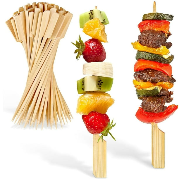 Brochetas de bambú (100 unidades, 15 cm), color beige | Bodega Aurrera ...