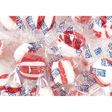 JD Bob's Sweet Stripes Soft Peppermint Candy, Red White Edible ...