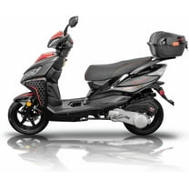 Vitacci Spider 200 EFI Gas Powered Moped Scooter for Adults - Black ...