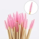100 Pcs Disposable Mascara Wands, Bamboo Spoolies Brush for Eyelash ...