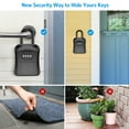 Key Lock Box, AMIR Key Box Outside Safe Box for Keys with Removable ...