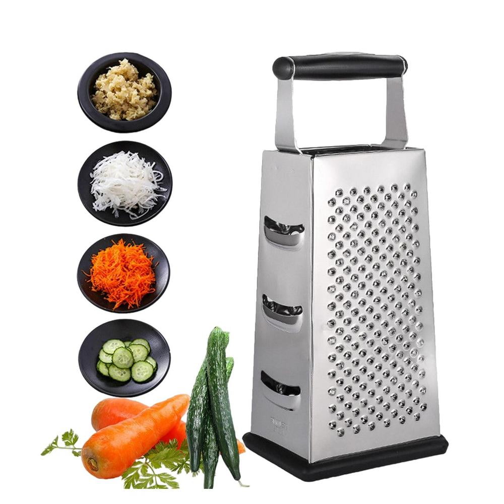 Tohuu Graters For Kitchen Handheld 4-Sided Stainless Steel Grater For ...
