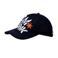 Men's Ripple Junction Black CM Punk Oversized Logo Snapback Hat ...