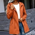 Eiyaclvo Womens Rain Jacket with Hood Waterproof Utility Outdoor Hiking ...