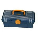 Pro Art Art Storage Box with Organizer Top - 12" x 6" x 5" Blue ...