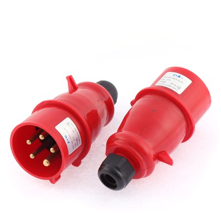 AC 380V-415V 16A IP44 5 Terminals 3P+E+N IEC309-2 Induatrial Male Plug ...