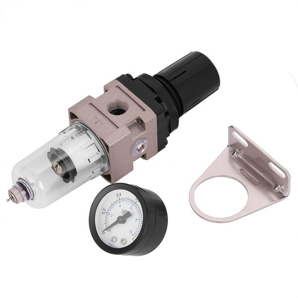 Pneumatic Regulator,AW2000-02 Air Source Treatment Air Pressure Regulator Air Filter Regulator ...
