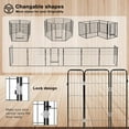 Waleaf Heavy Duty Dog Playpen, 8-Panel, 40in, Portable Pet Fences for ...