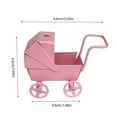 Educational Dollhouses Miniatures Bassinet Toy Pretend Play Realistic ...