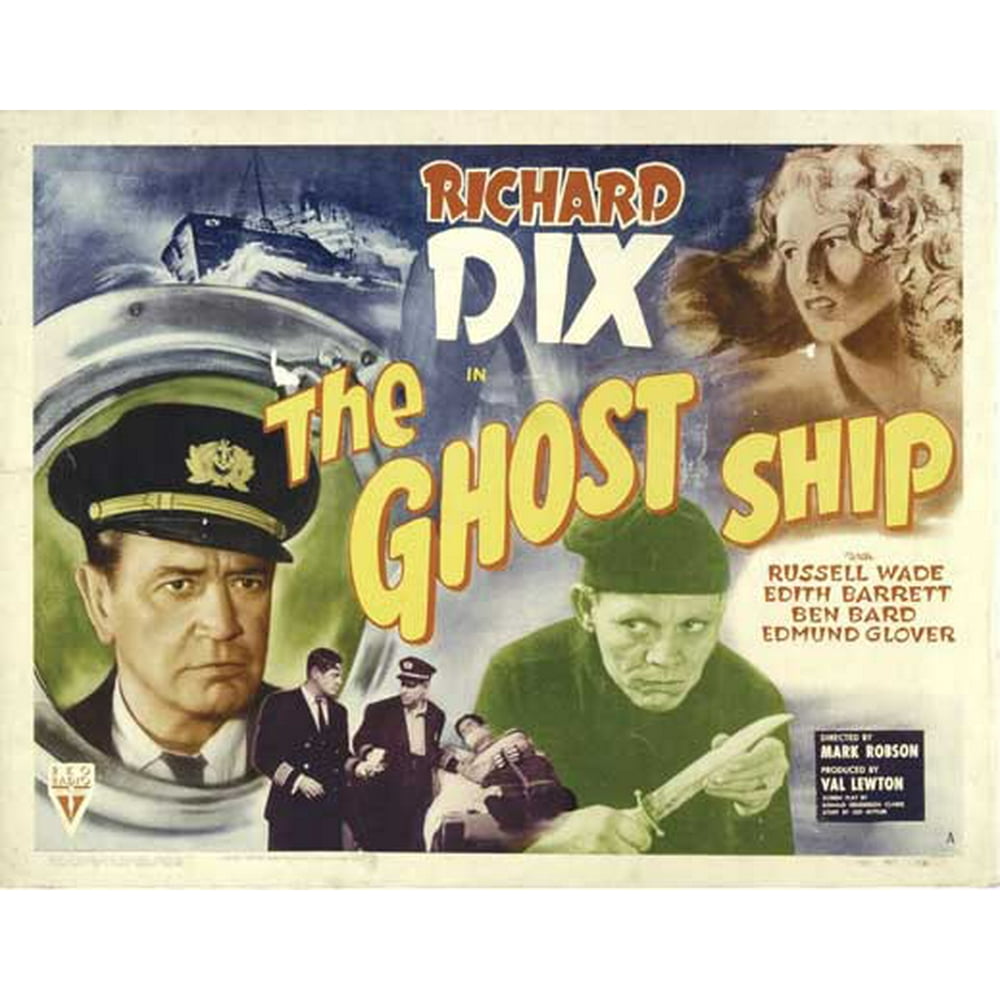 The Ghost Ship - movie POSTER (Style E) (11" x 14") (1943) - Walmart ...