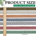 35 Yards 7 Colors Ethnic Style Embroidery Polyester Ribbons Rhombus ...