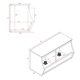 Prepac Monterey Stackable 2-Bin Storage Cubby, White - Walmart.com