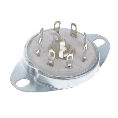 1PC Ceramic 8pin PCB Mounting Tube Socket for 5B254 4P1S and Other 8pin ...
